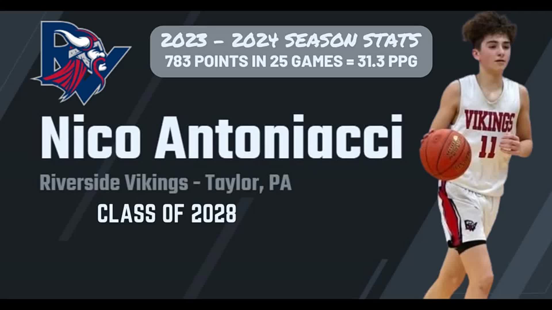 Nico Antoniacci 8th Grade Highlights - Nico Antoniacci highlights - Hudl