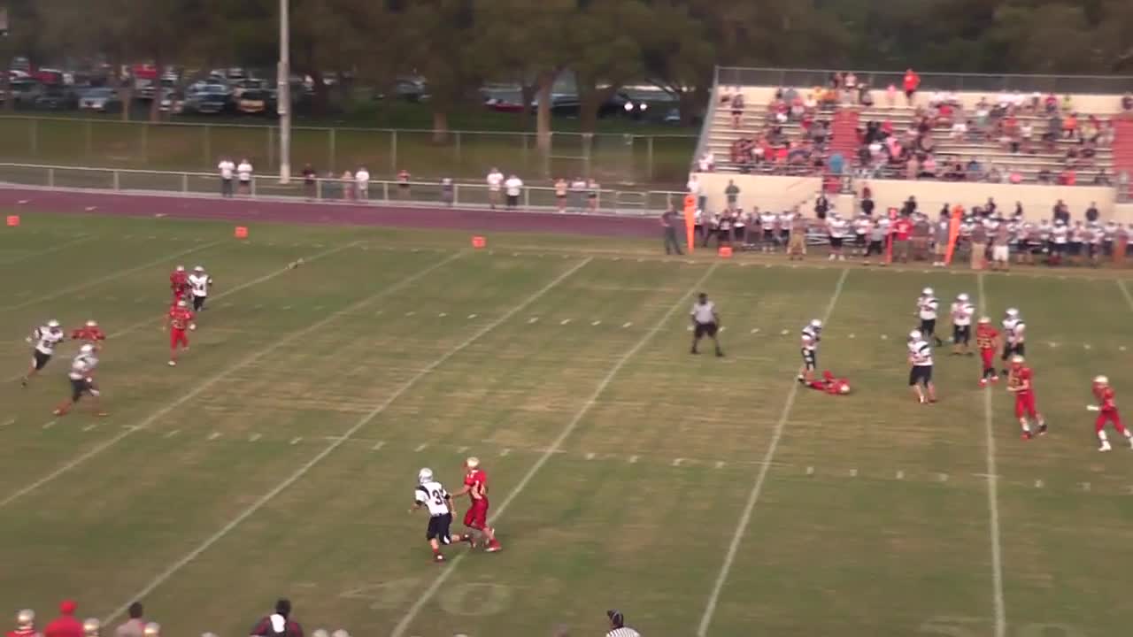 vs. Hudson High School - Boys JV Football - Connor Davis highlights - Hudl