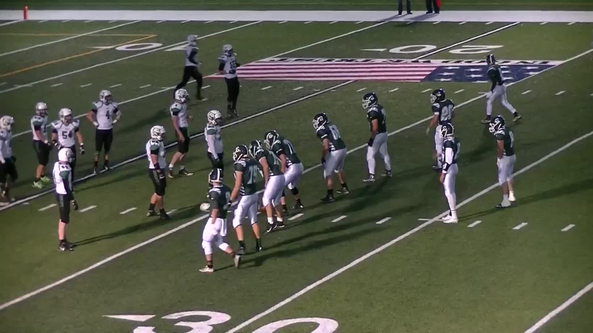 Clare Varsity Football Freshman Year - Brenden Sersaw highlights - Hudl