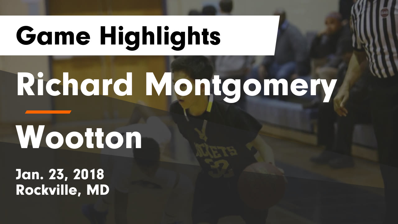 Richard Montgomery vs Wootton Game Highlights - Jan. 23, 2018 - Richard ...