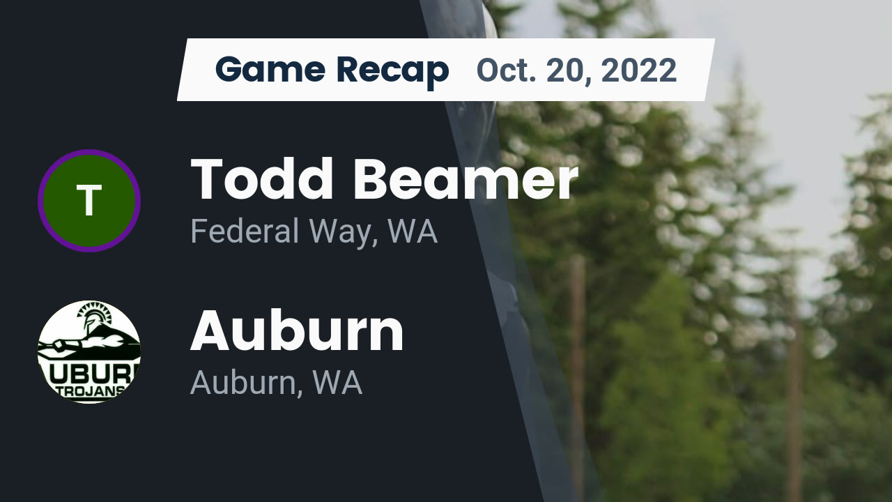 Recap: Todd Beamer vs. Auburn 2022 - Todd Beamer High highlights - Hudl