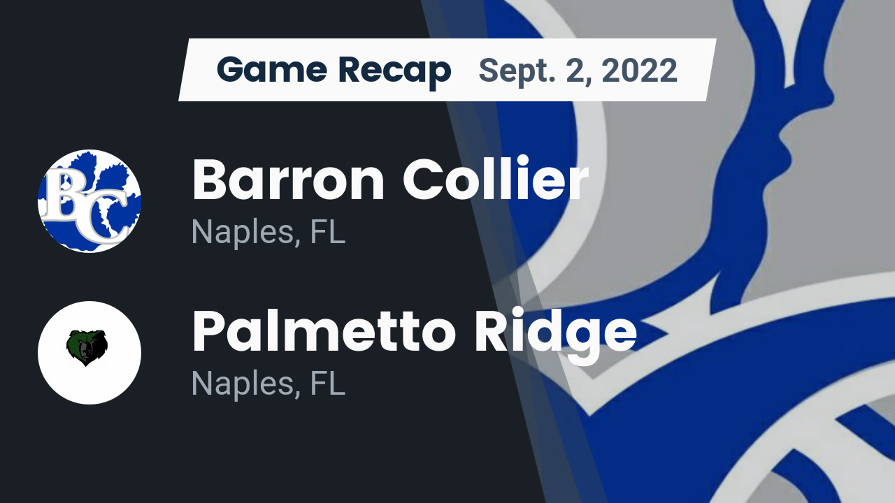 Barron Collier (Naples, FL) High School Sports - Football, Basketball ...