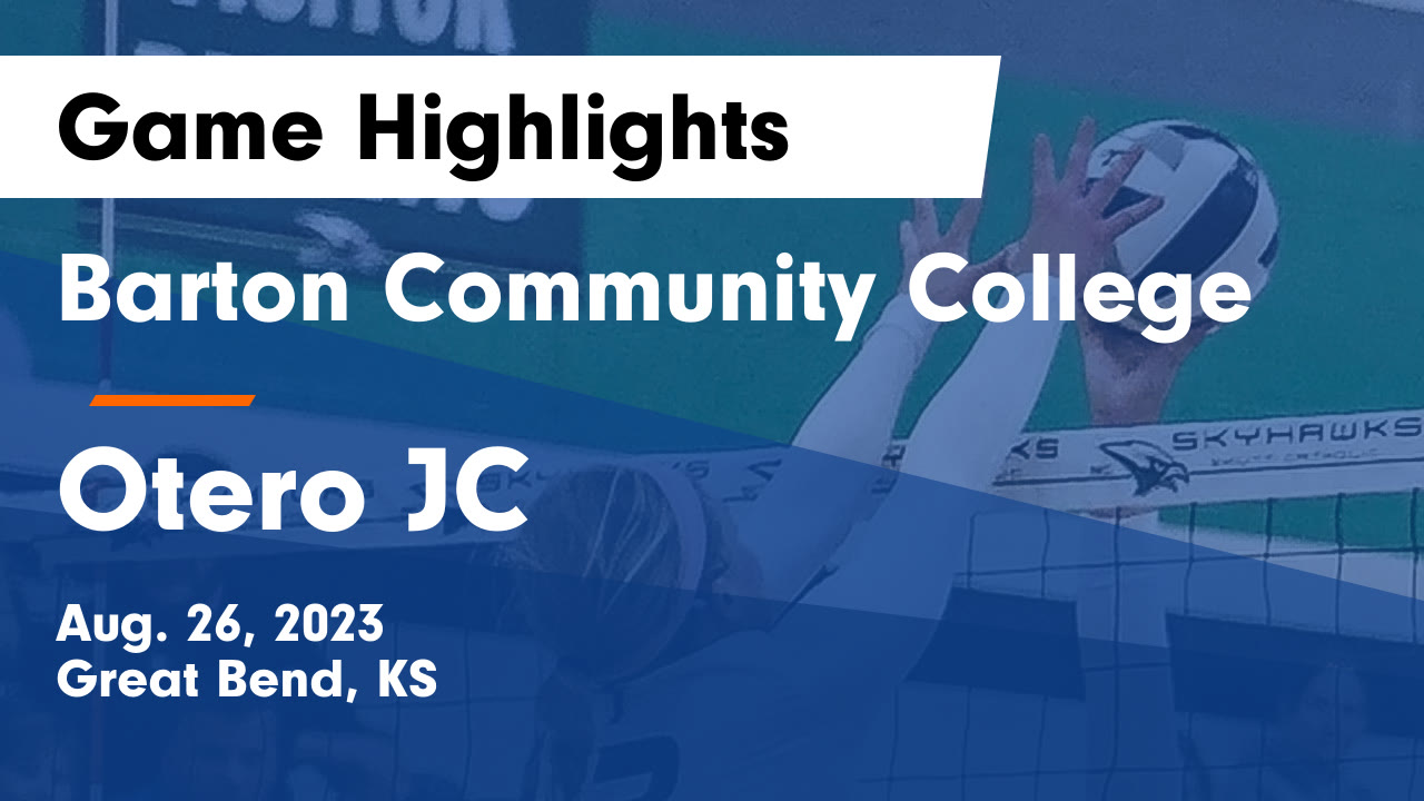 Barton Community College vs Otero JC Game Highlights - Aug. 26, 2023 ...