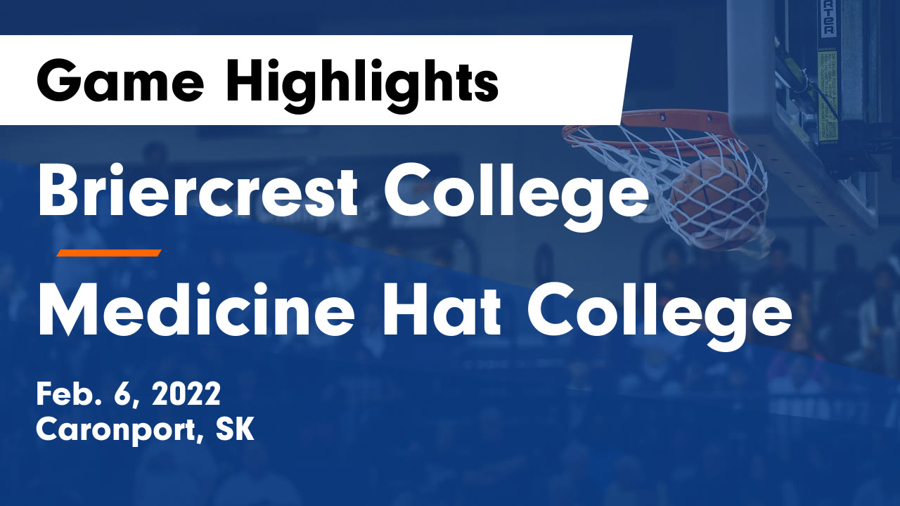 Briercrest College vs Medicine Hat College Game Highlights - Feb. 6 ...