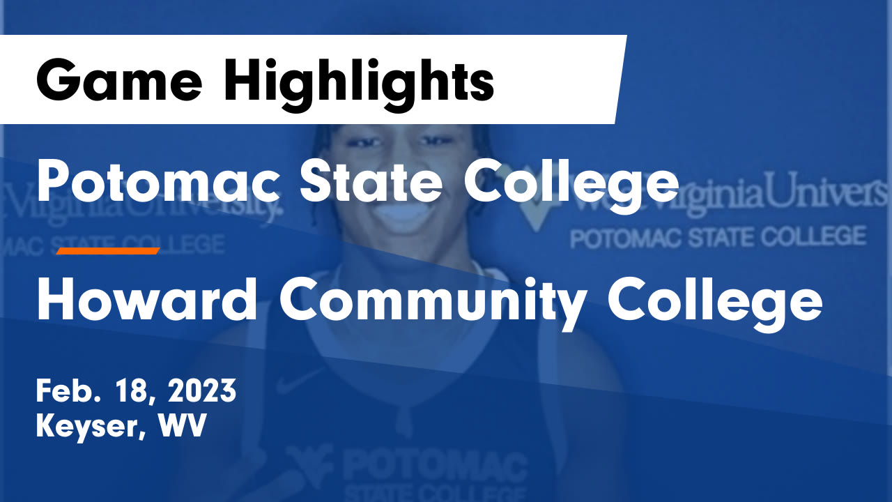 Potomac State College vs Howard Community College Game Highlights - Feb ...