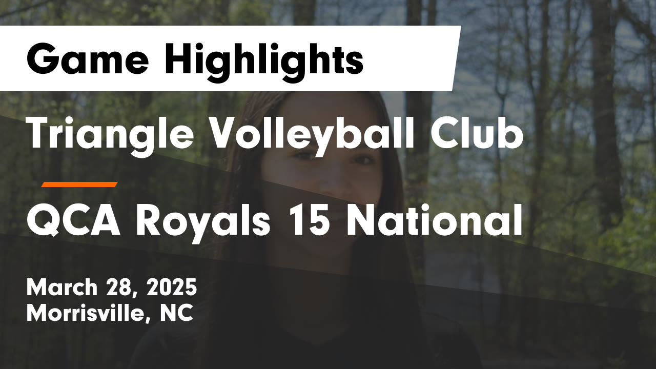 Triangle Volleyball Club vs QCA Royals 15 National Game Highlights ...