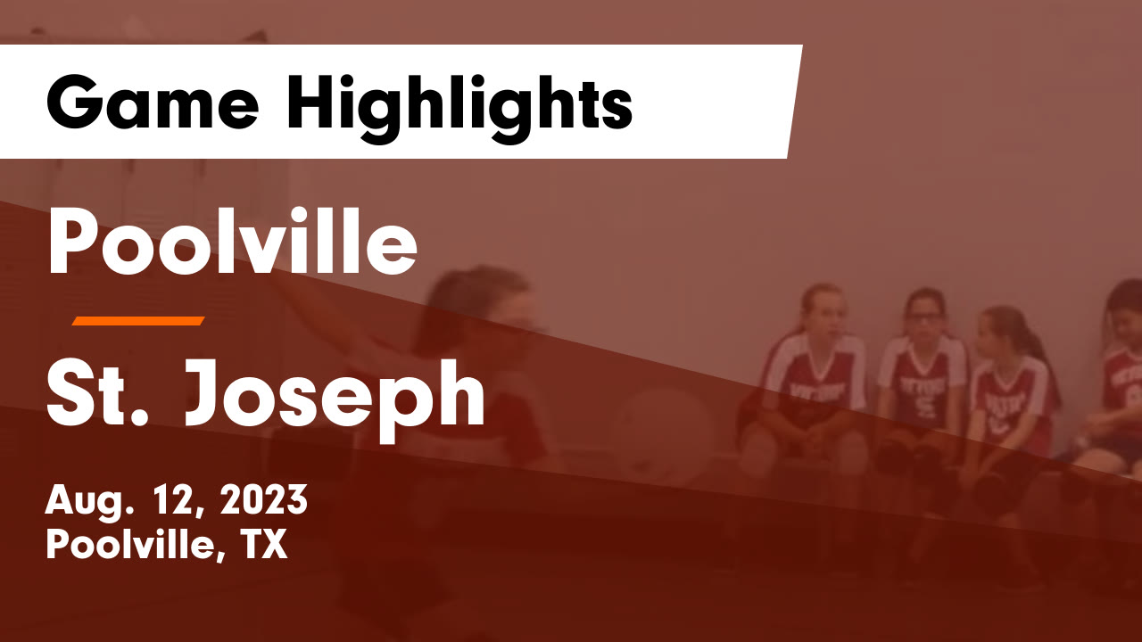 Poolville vs St. Joseph Game Highlights - Aug. 12, 2023 - Poolville ...