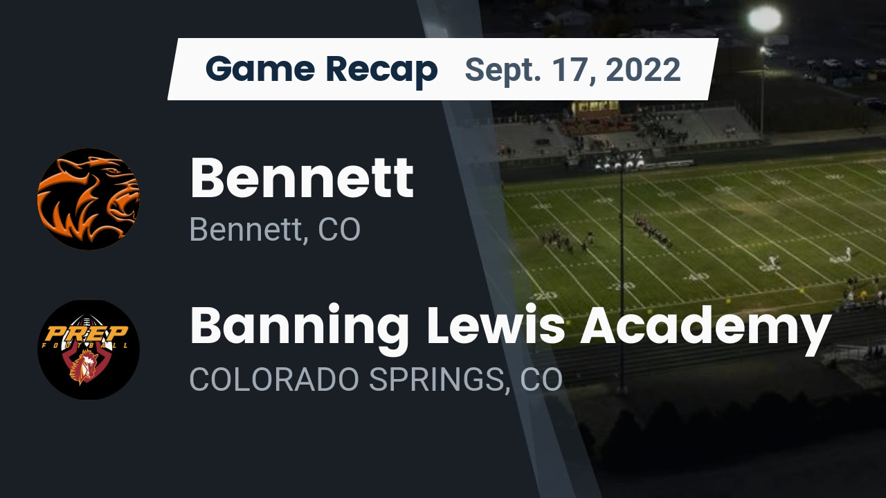 Videos - Bennett Tigers (Bennett, CO) Varsity Football