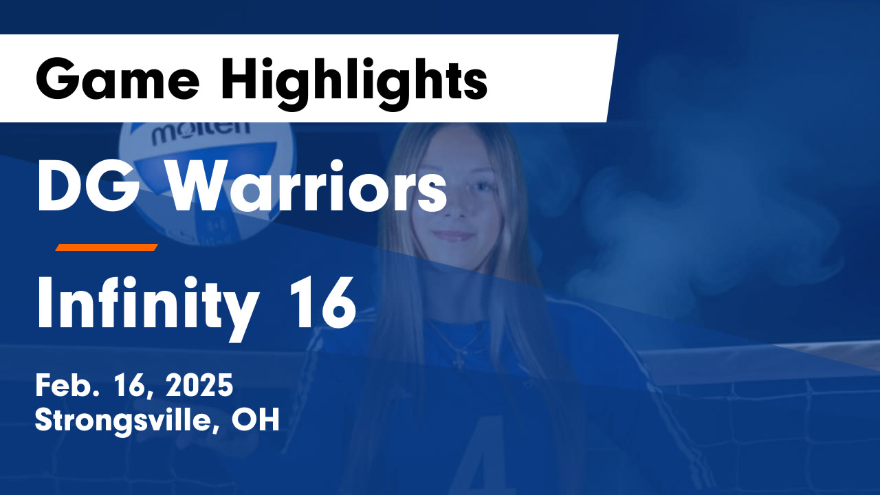DG Warriors vs Infinity 16 Game Highlights - Feb. 16, 2025 - DG ...