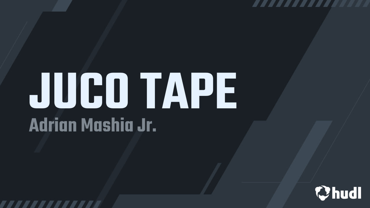 JUCO TAPE - Adrian Mashia Jr. highlights - Hudl