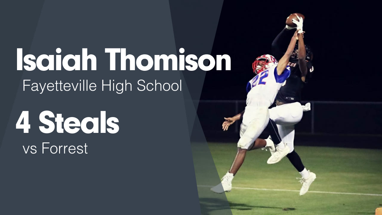 4 Steals vs Forrest - Isaiah Thomison highlights - Hudl