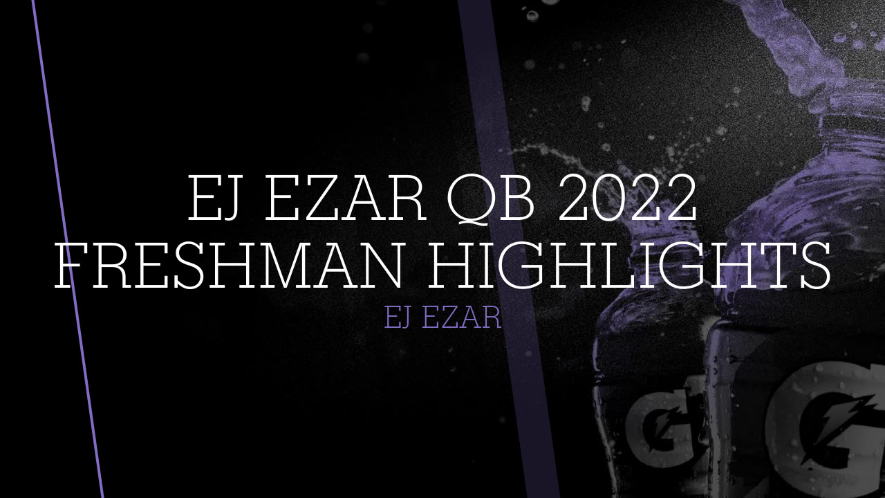 EJ Ezar QB 2022 Freshman Highlights - EJ Ezar highlights - Hudl