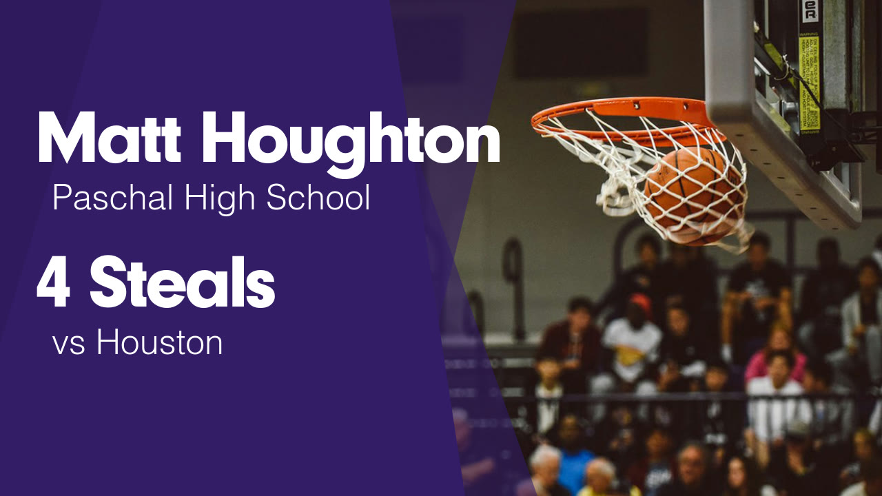4 Steals vs Houston - Matt Houghton highlights - Hudl