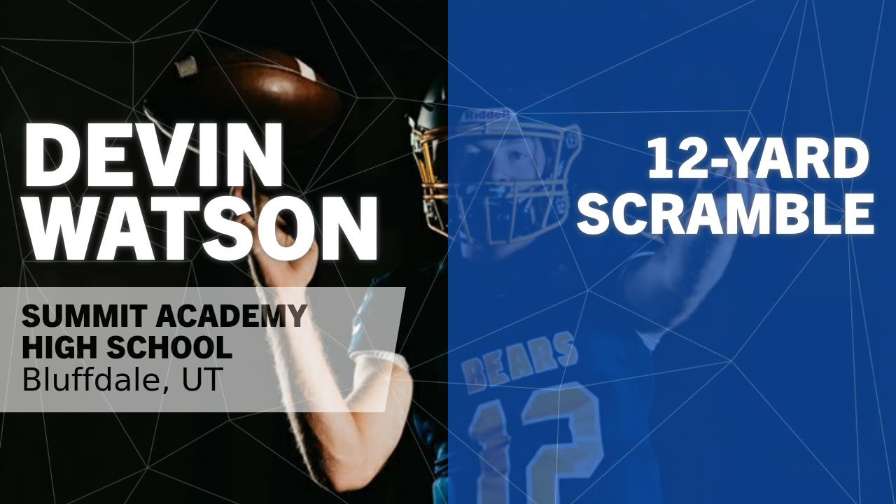 12-yard Scramble vs - Devin Watson highlights - Hudl