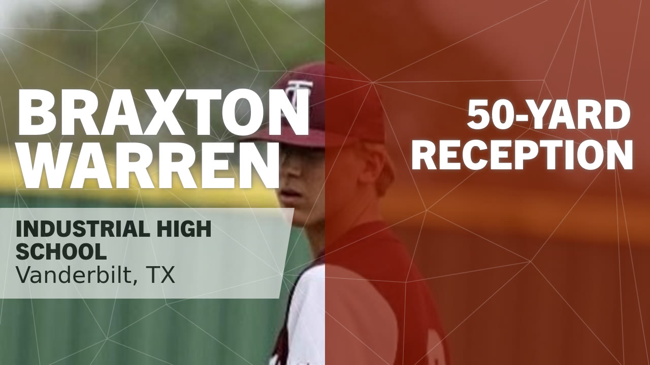 50-yard Reception vs London - Braxton Warren highlights - Hudl