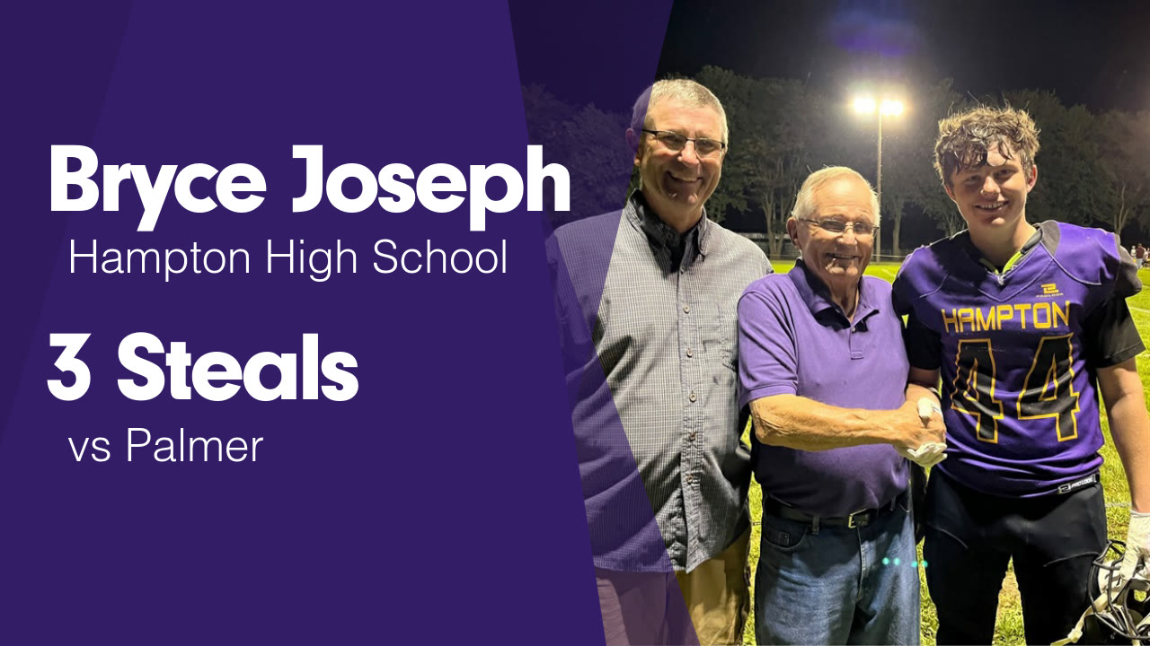 3 Steals vs Palmer - Bryce Joseph highlights - Hudl