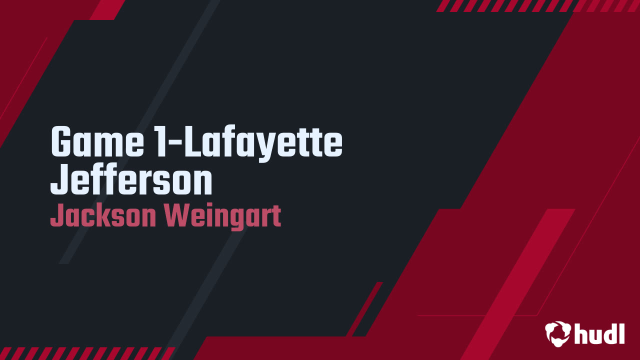 Game 1-Lafayette Jefferson - Jackson Weingart highlights - Hudl