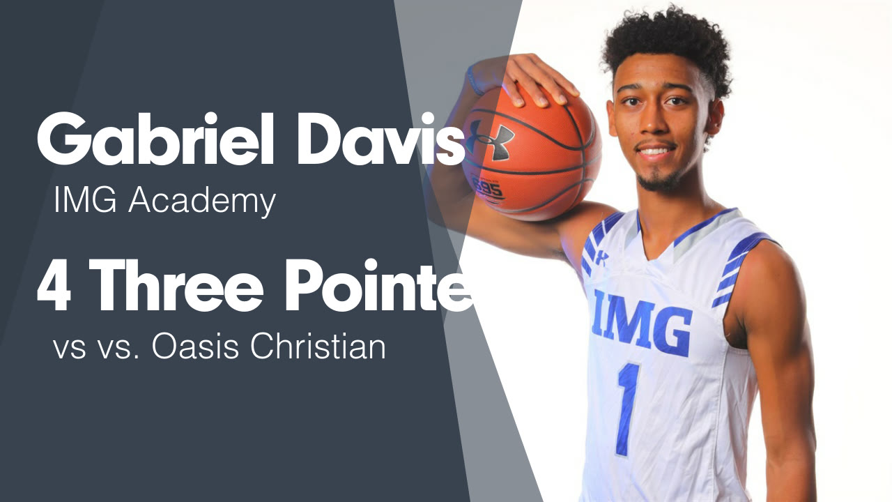 4 Three Pointers vs vs. Oasis Christian - Gabriel Davis highlights - Hudl