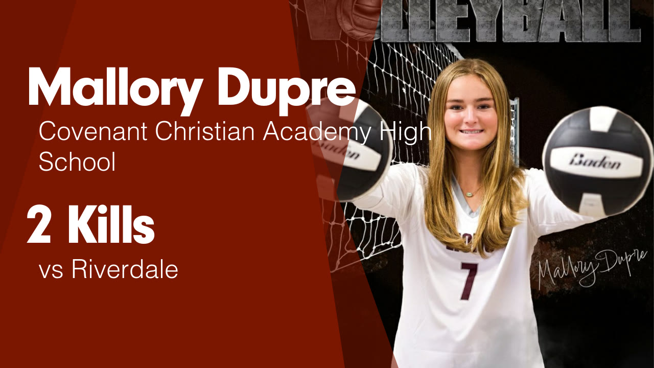 2 Kills vs Riverdale - Mallory Dupre highlights - Hudl