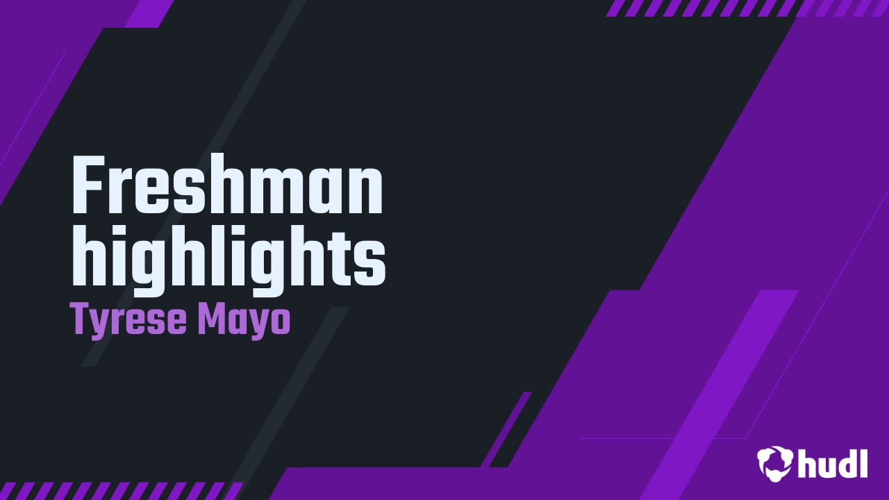 Freshman highlights - Coach Mayo highlights - Hudl
