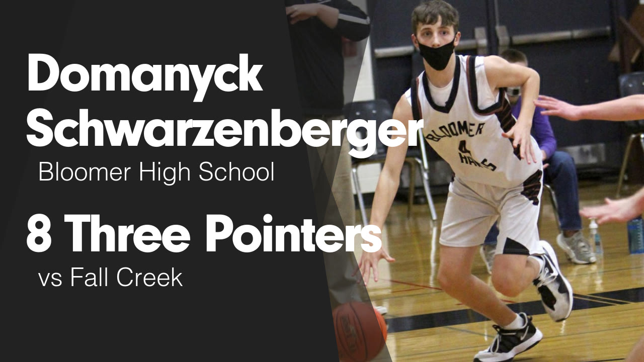 8 Three Pointers vs Fall Creek - Domanyck Schwarzenberger highlights - Hudl