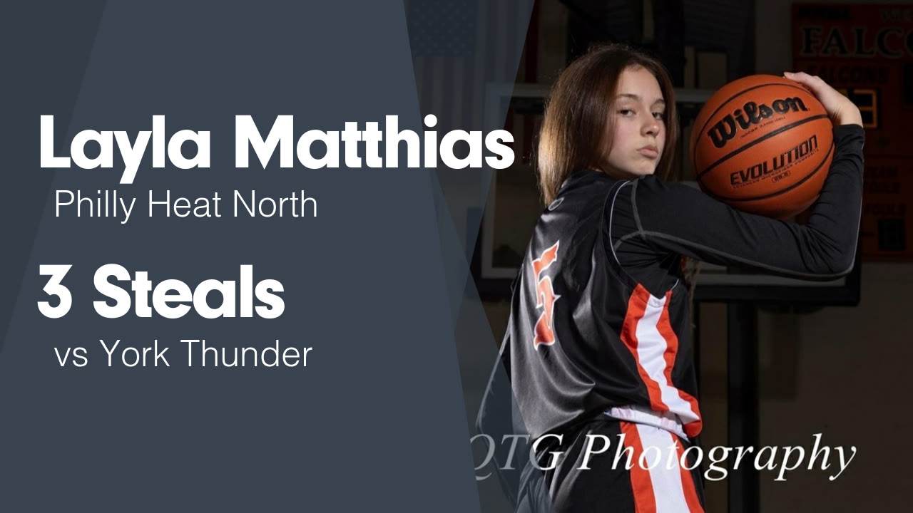 3 Steals vs York Thunder - Layla Matthias highlights - Hudl