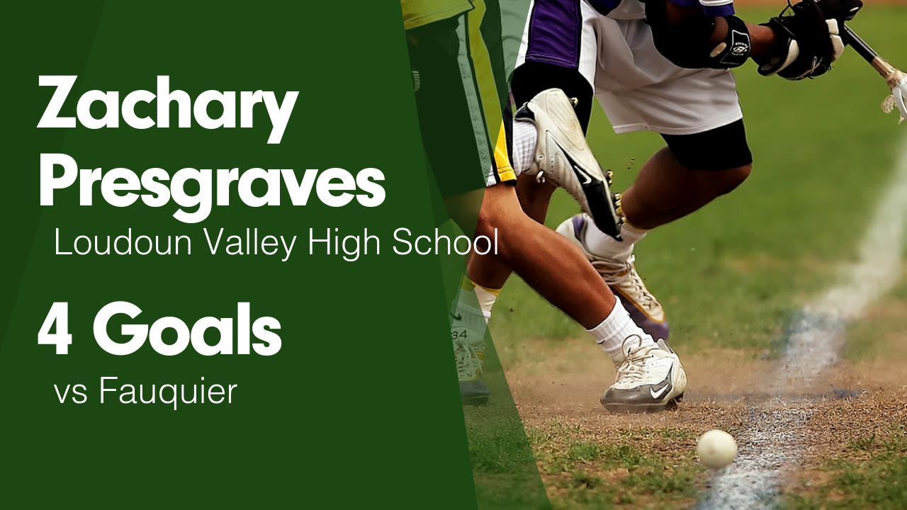 4 Goals vs Fauquier - Zachary Presgraves highlights - Hudl
