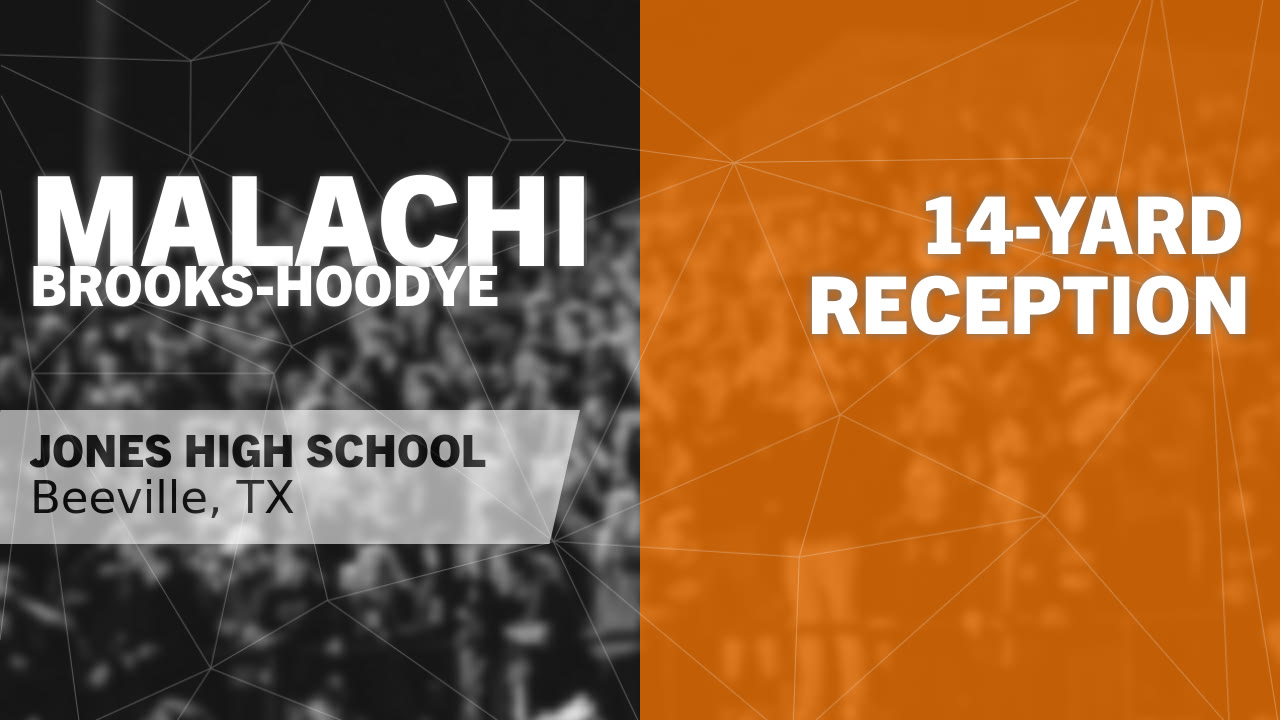 14-yard Reception vs Hallettsville - Malachi Brooks-Hoodye highlights - Hudl