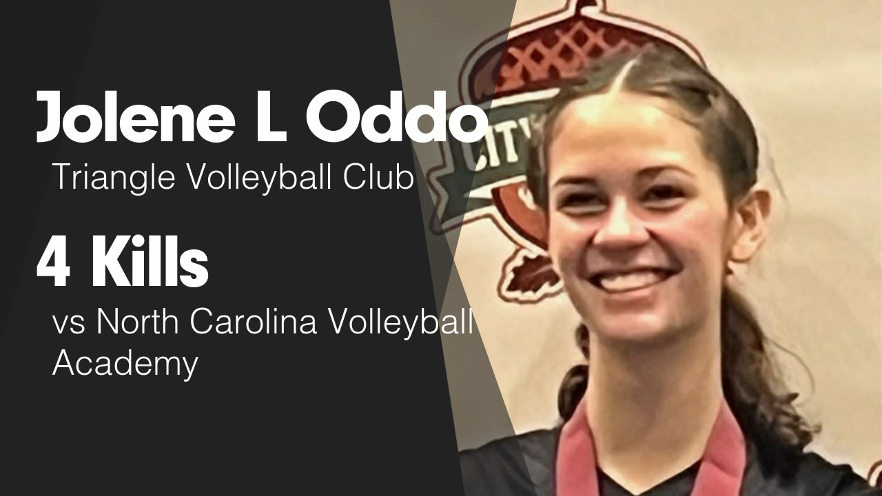4 Kills vs North Carolina Volleyball Academy - Jolene L Oddo highlights - Hudl