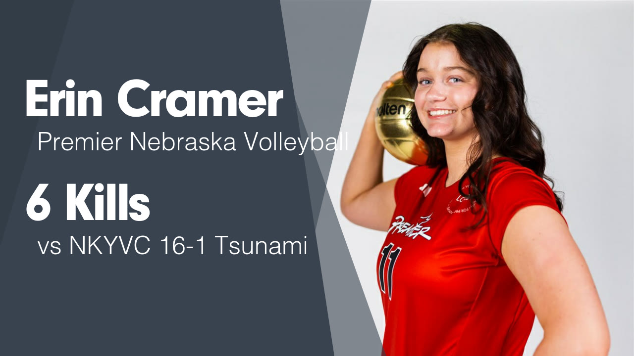 6 Kills vs NKYVC 16-1 Tsunami - Erin Cramer highlights - Hudl