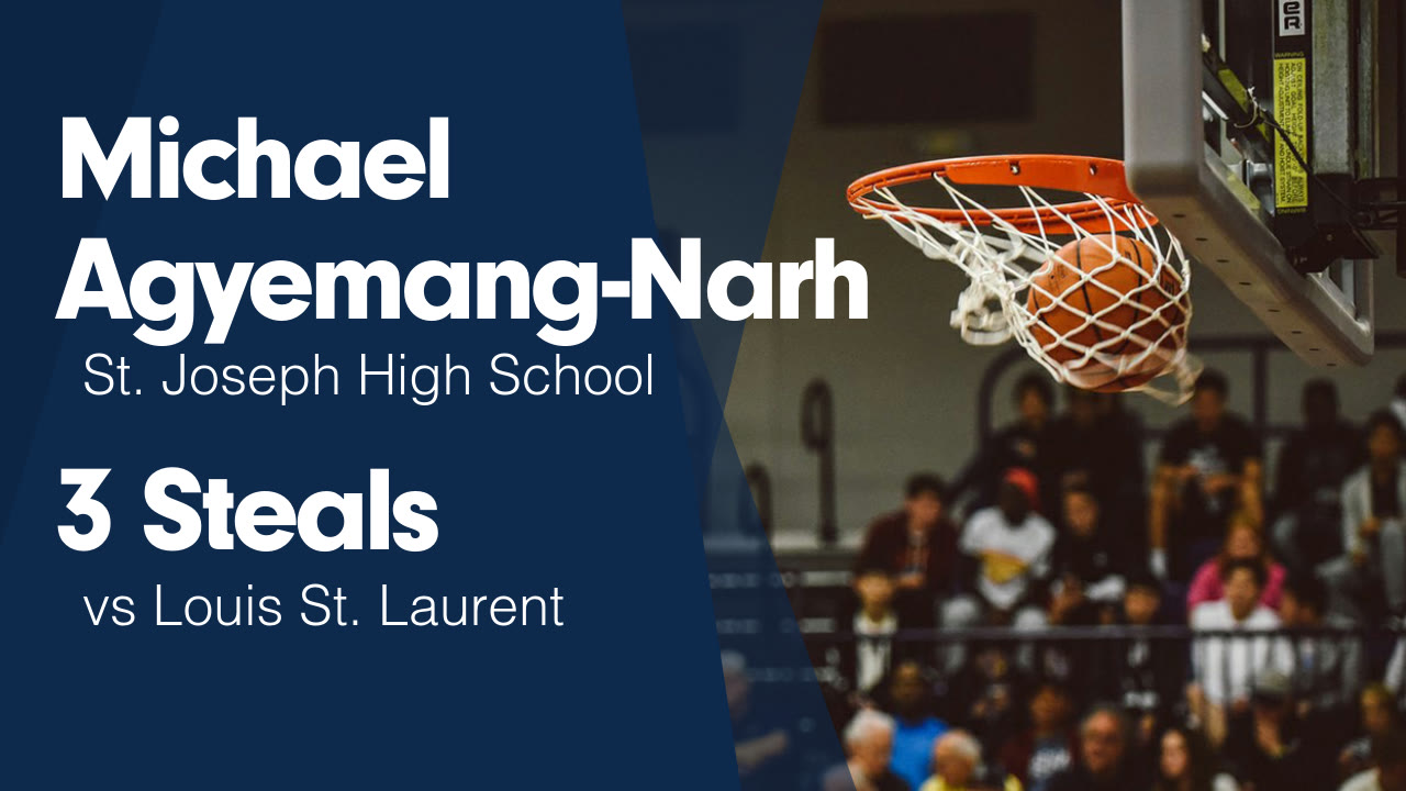 3 Steals vs Louis St. Laurent - Michael Agyemang-Narh highlights - Hudl