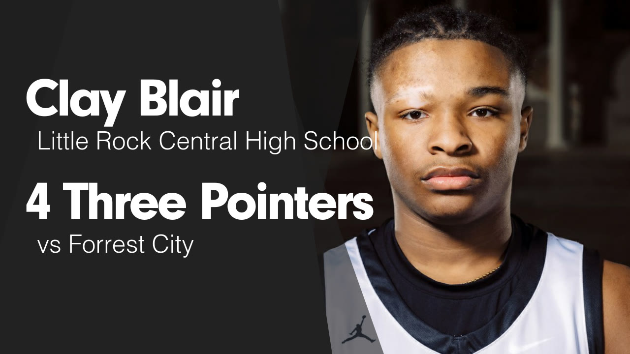4 Three Pointers vs Forrest City - Clay Blair highlights - Hudl