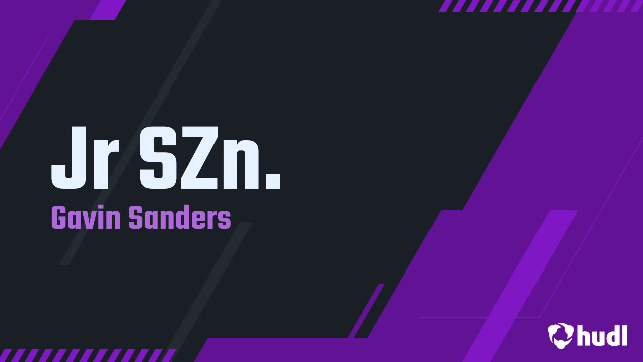 Jr SZn. - Gavin Sanders highlights - Hudl