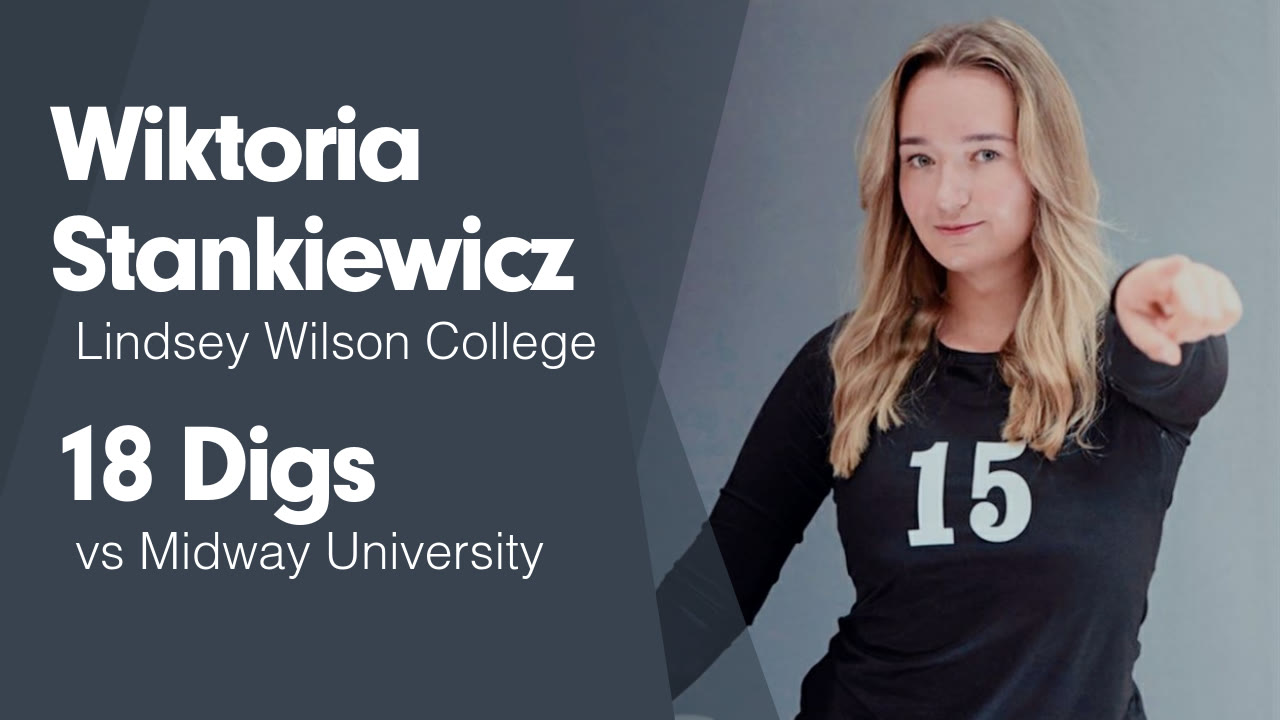 18 Digs vs Midway University - Wiktoria Stankiewicz highlights - Hudl