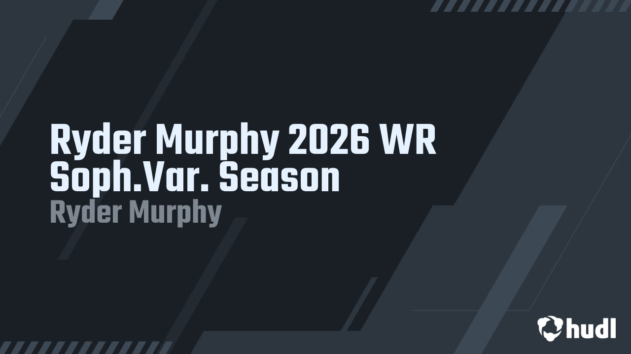 Ryder Murphy 2026 WR Soph.Var. Season - Ryder Murphy highlights - Hudl