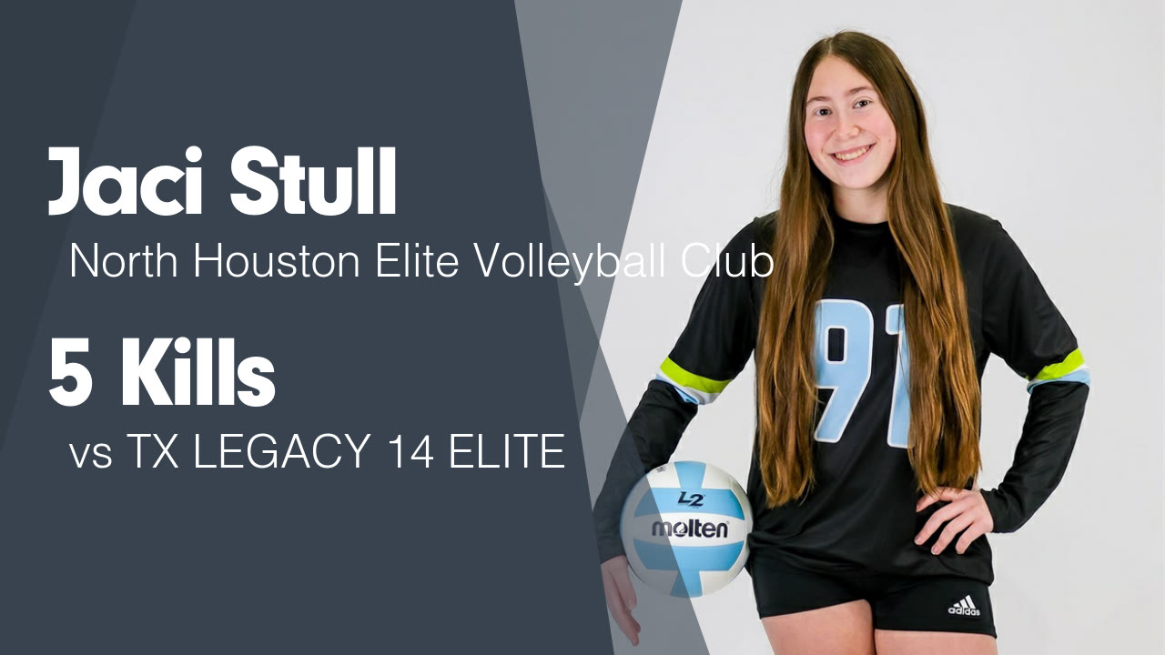 5 Kills vs TX LEGACY 14 ELITE - Jaci Stull highlights - Hudl