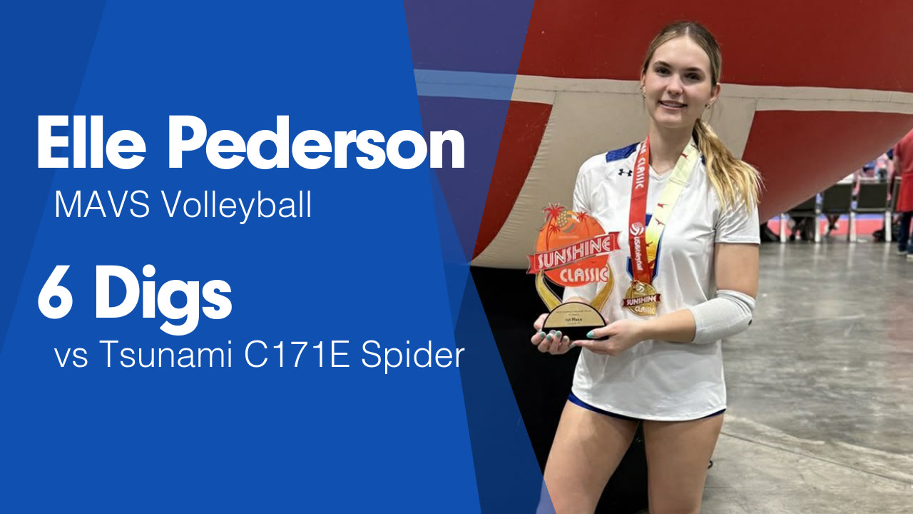 6 Digs vs Tsunami C171E Spider - Elle Pederson highlights - Hudl