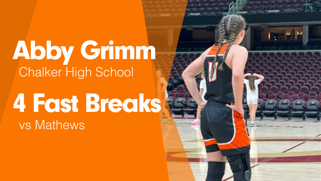 4 Fast Breaks vs Mathews - Abby Grimm highlights - Hudl