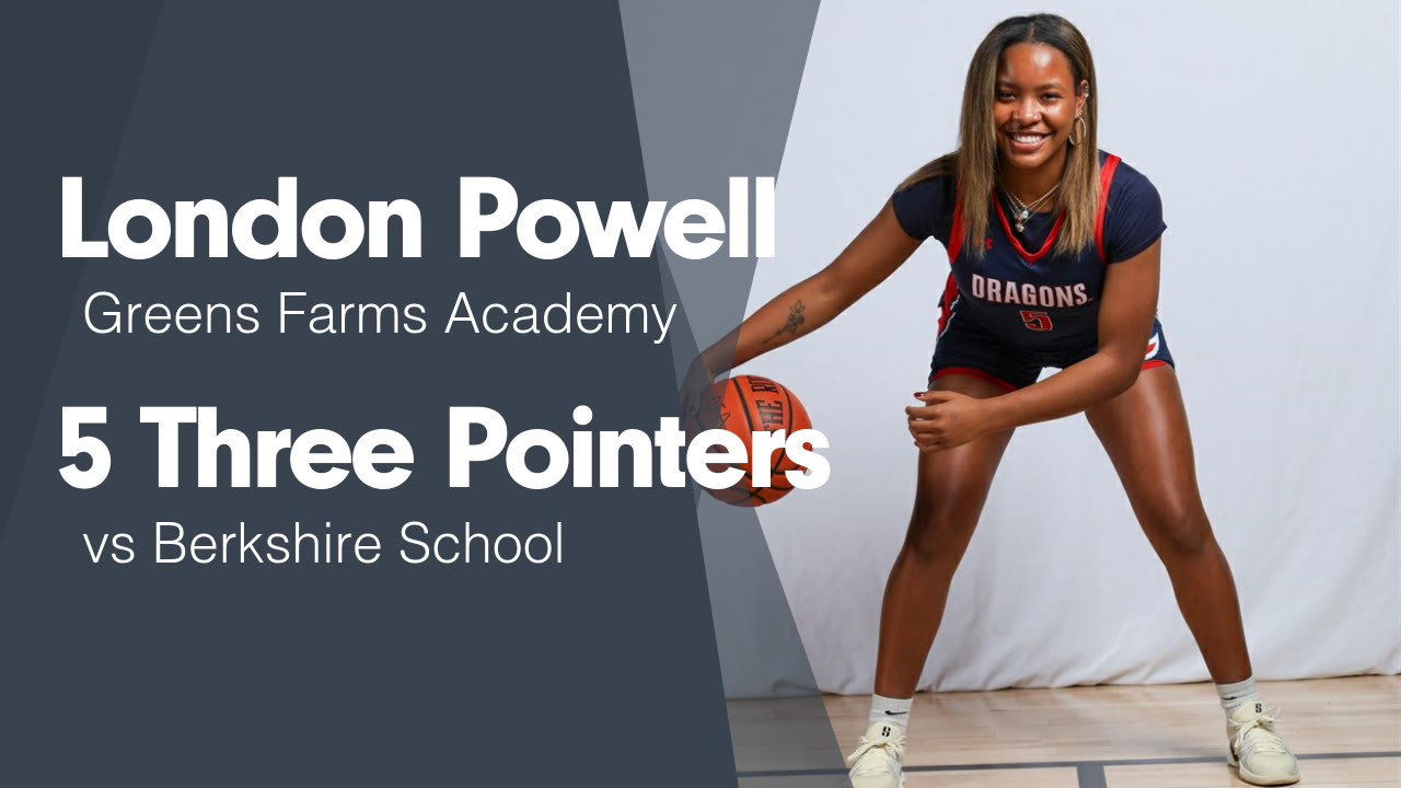5 Three Pointers vs Berkshire School - London Powell highlights - Hudl