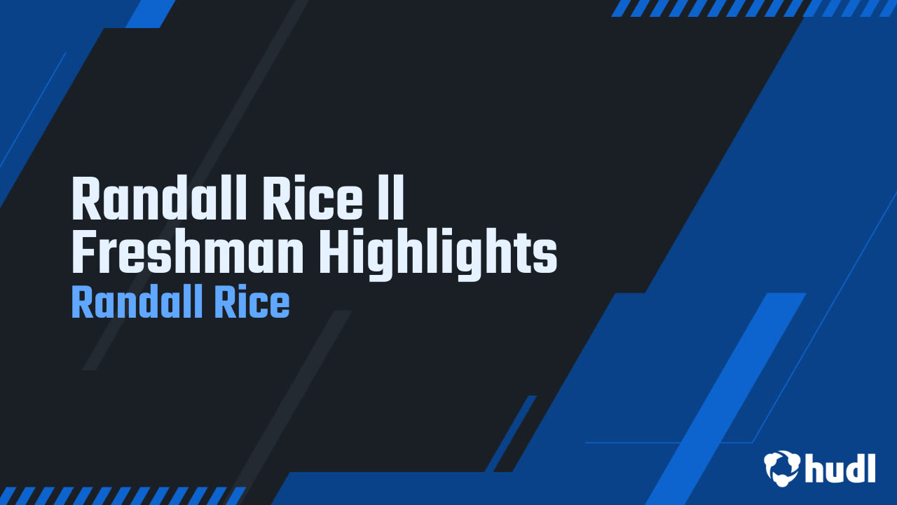 Randall Rice ll Freshman Highlights - Randall Rice highlights - Hudl