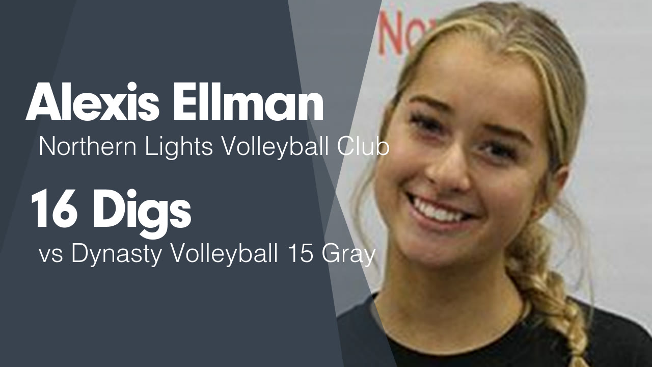 16 Digs vs Dynasty Volleyball 15 Gray - Alexis Ellman highlights - Hudl