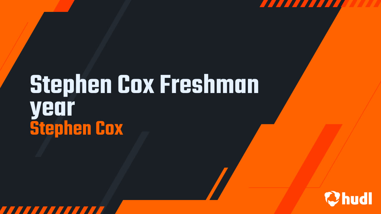 Stephen Cox Freshman year - Stephen Cox highlights - Hudl