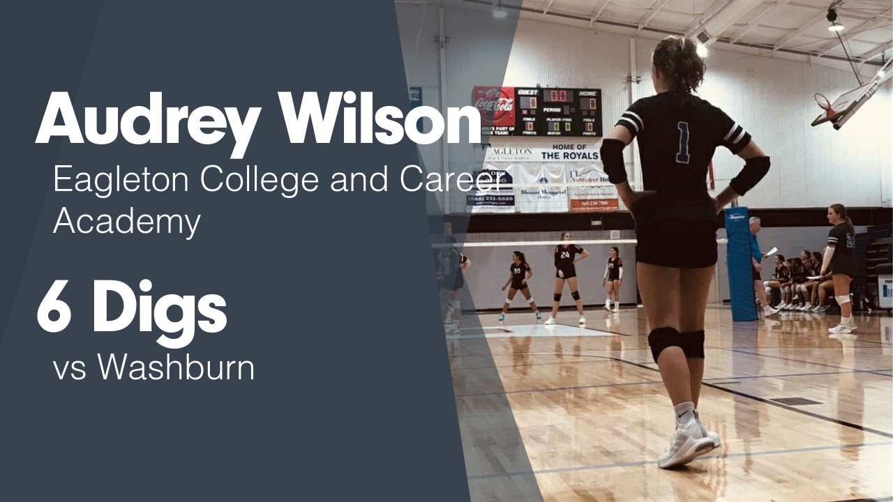 6 Digs vs Washburn - Audrey Wilson highlights - Hudl