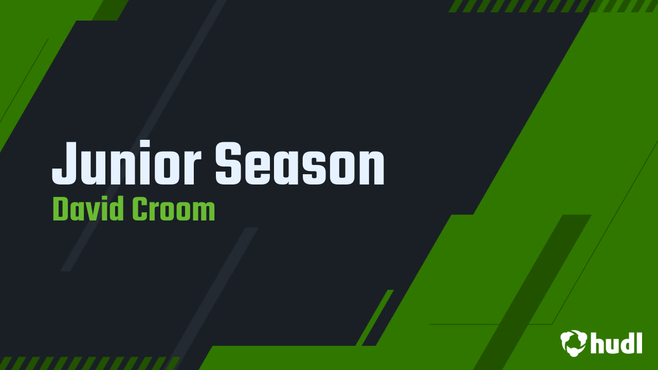 Junior Season - David Croom highlights - Hudl
