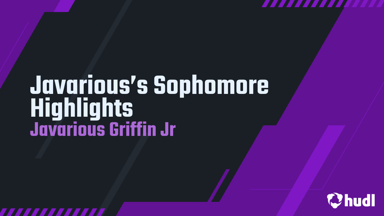 Javarious’s Sophomore Highlights - Javarious Griffin Jr highlights - Hudl