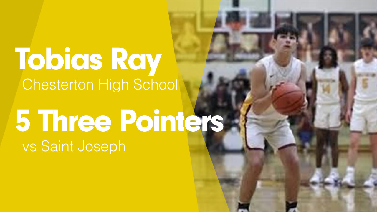 5 Three Pointers vs Saint Joseph - Tobias Ray highlights - Hudl
