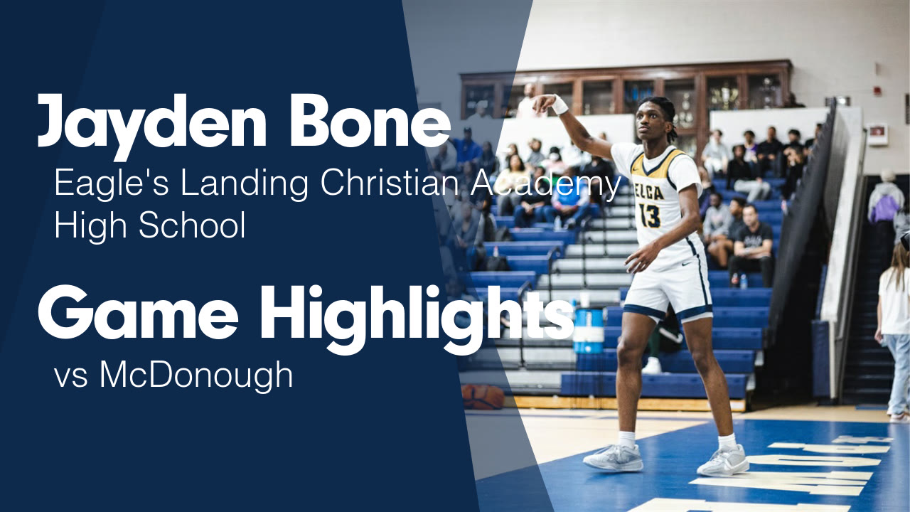 Game Highlights vs McDonough - Jayden Bone highlights - Hudl