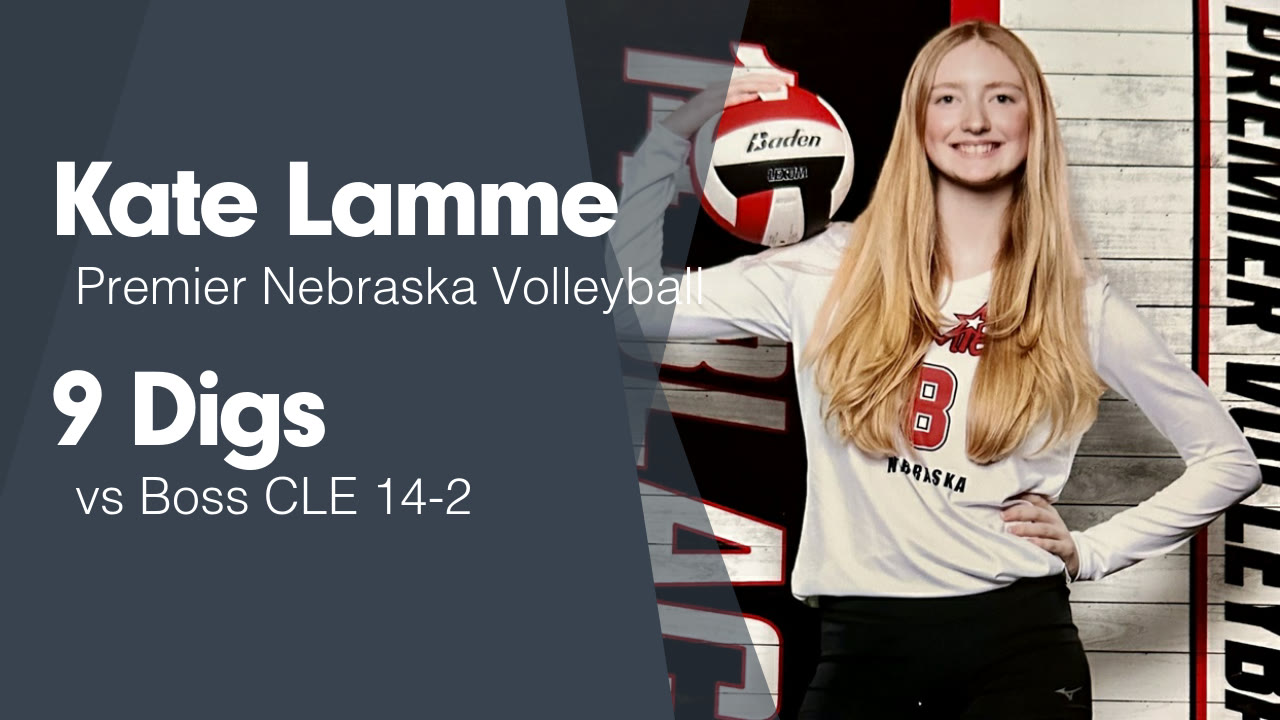 9 Digs vs Boss CLE 14-2 - Kate Lamme highlights - Hudl