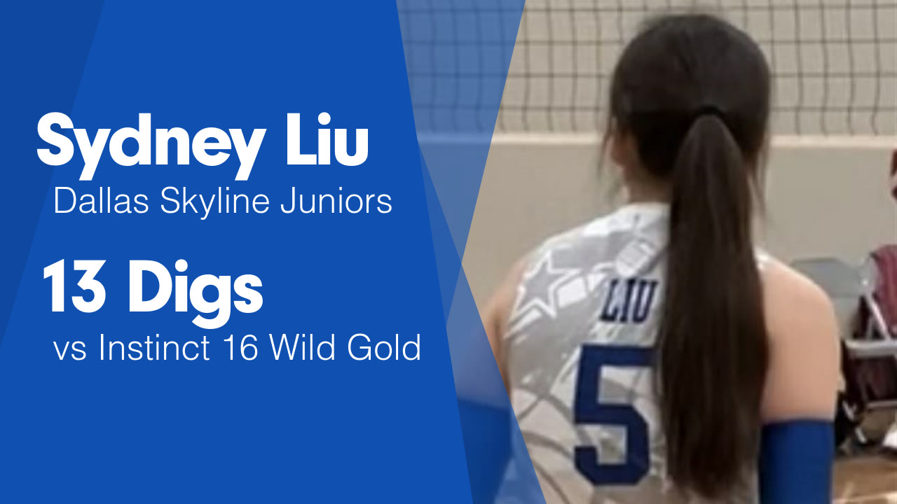13 Digs vs Instinct 16 Wild Gold - Sydney Liu highlights - Hudl