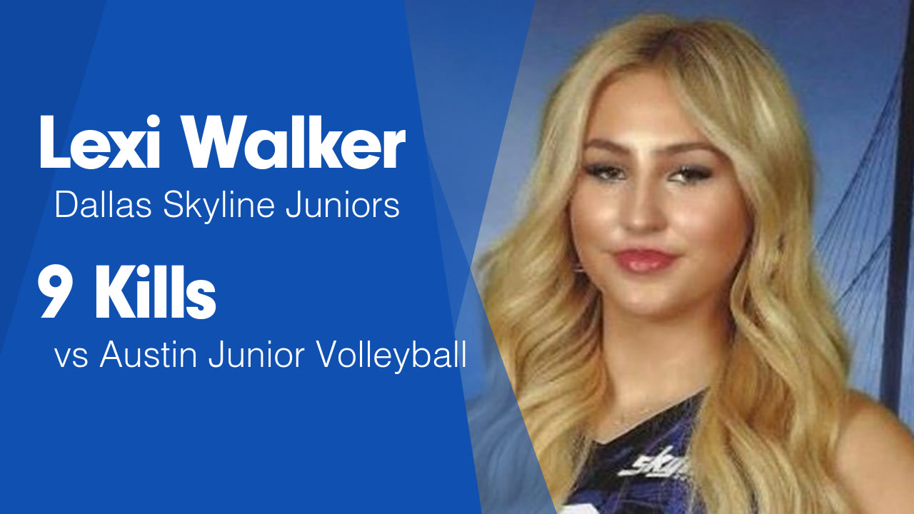 9 Kills vs Austin Junior Volleyball - Lexi Walker highlights - Hudl